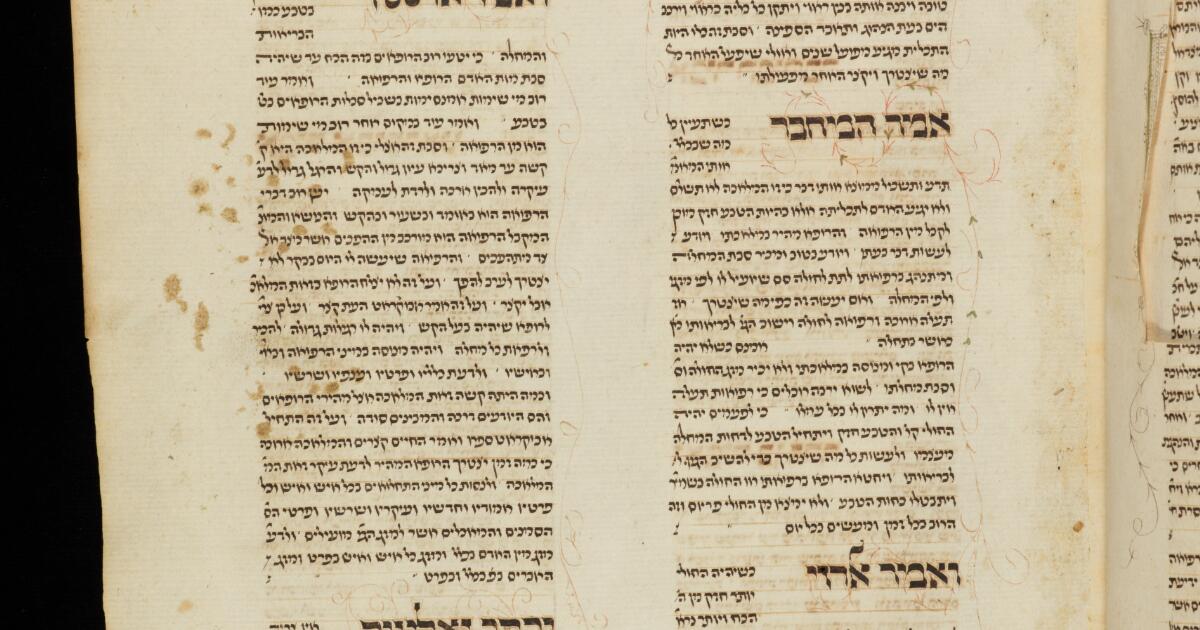 Hebrew Manuscripts : Balm for the Body