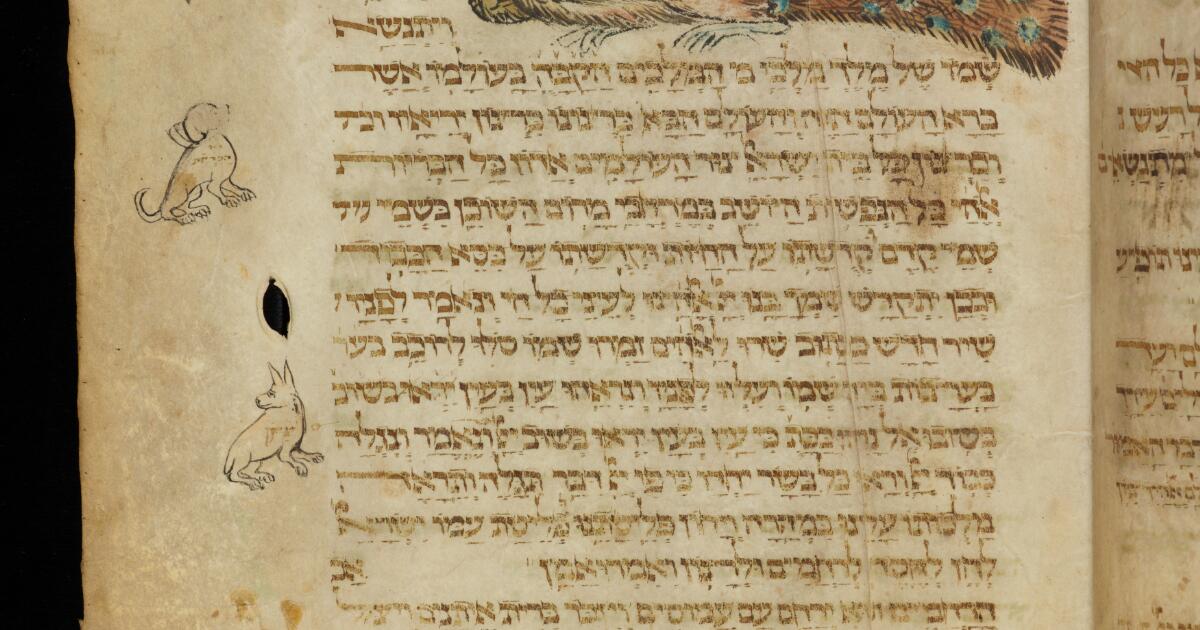 Hebrew Manuscripts : Jewish prayer-book