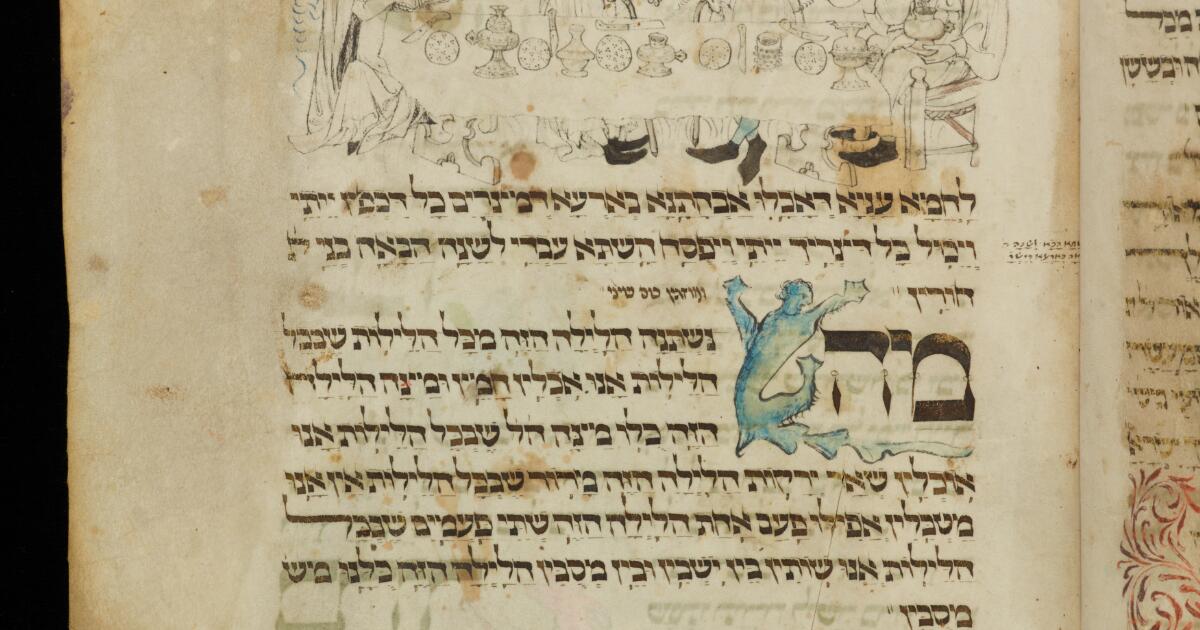 Hebrew Manuscripts : Jewish prayer-book
