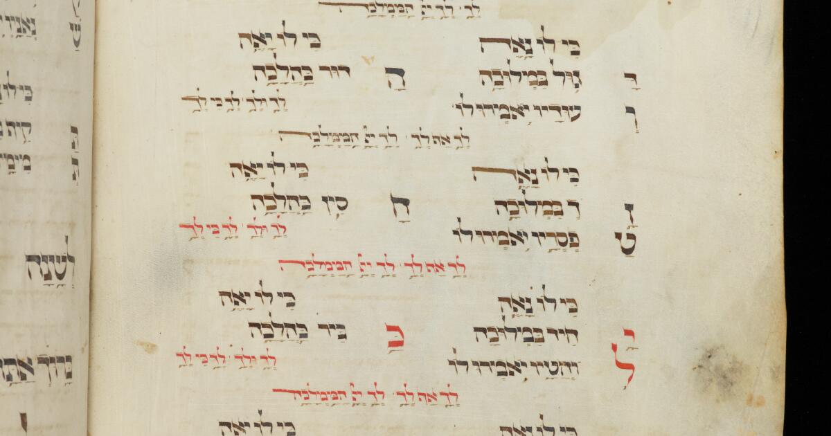 Hebrew Manuscripts : Jewish prayer-book