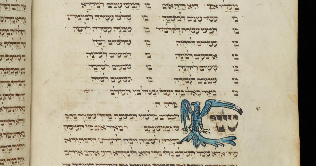 Hebrew Manuscripts : Jewish prayer-book