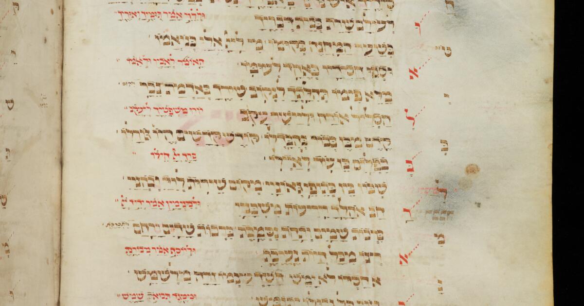 Hebrew Manuscripts : Jewish prayer-book