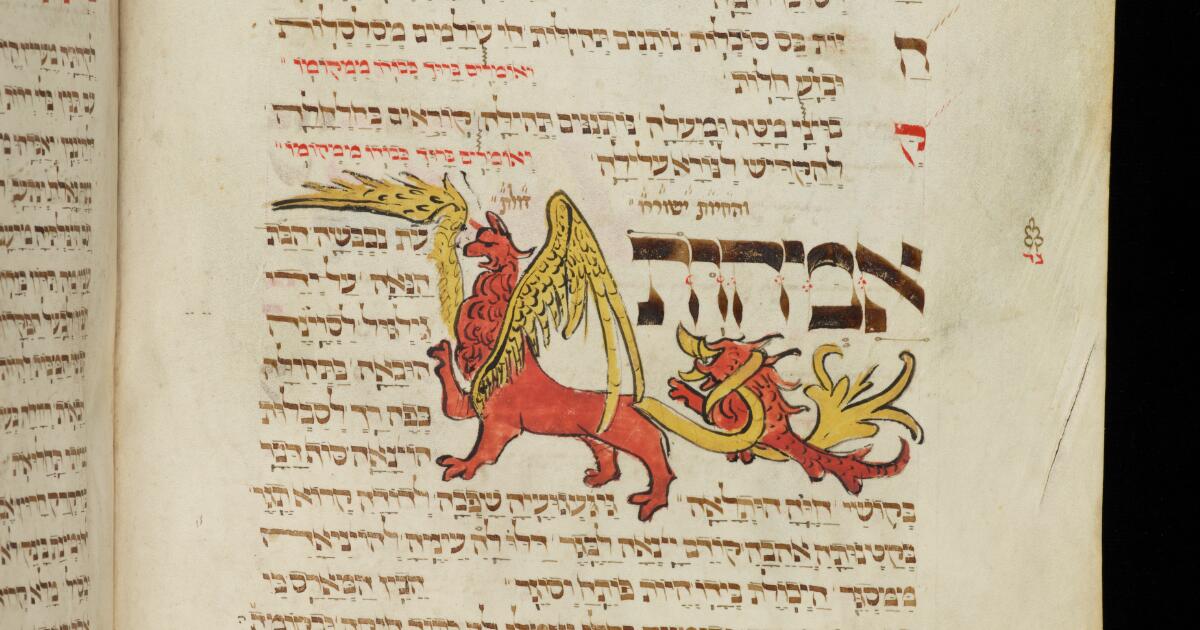 Hebrew Manuscripts : Jewish prayer-book