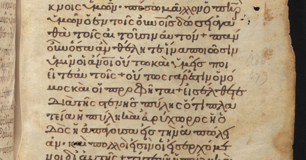 Western Medieval Manuscripts : Greek lectionary