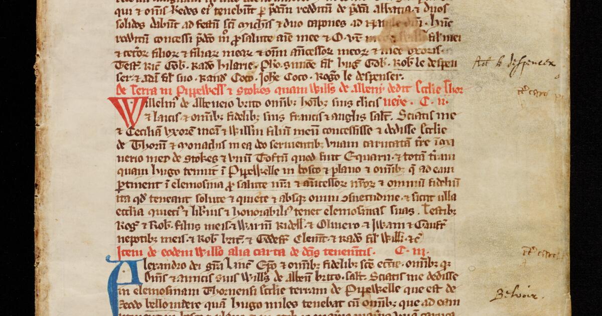 Western Medieval Manuscripts : Red Book of Thorney (vol. 2)