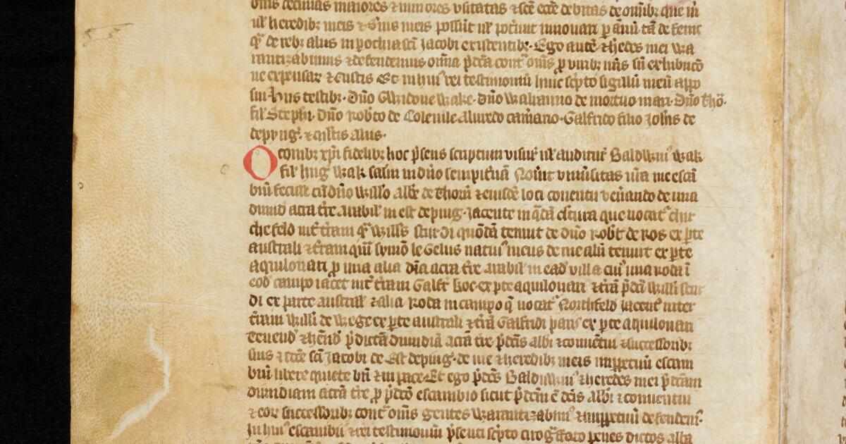 Western Medieval Manuscripts : Red Book of Thorney (vol. 2)