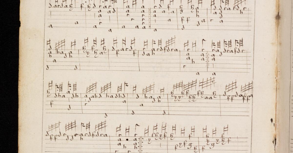 Music : Cosens lute book