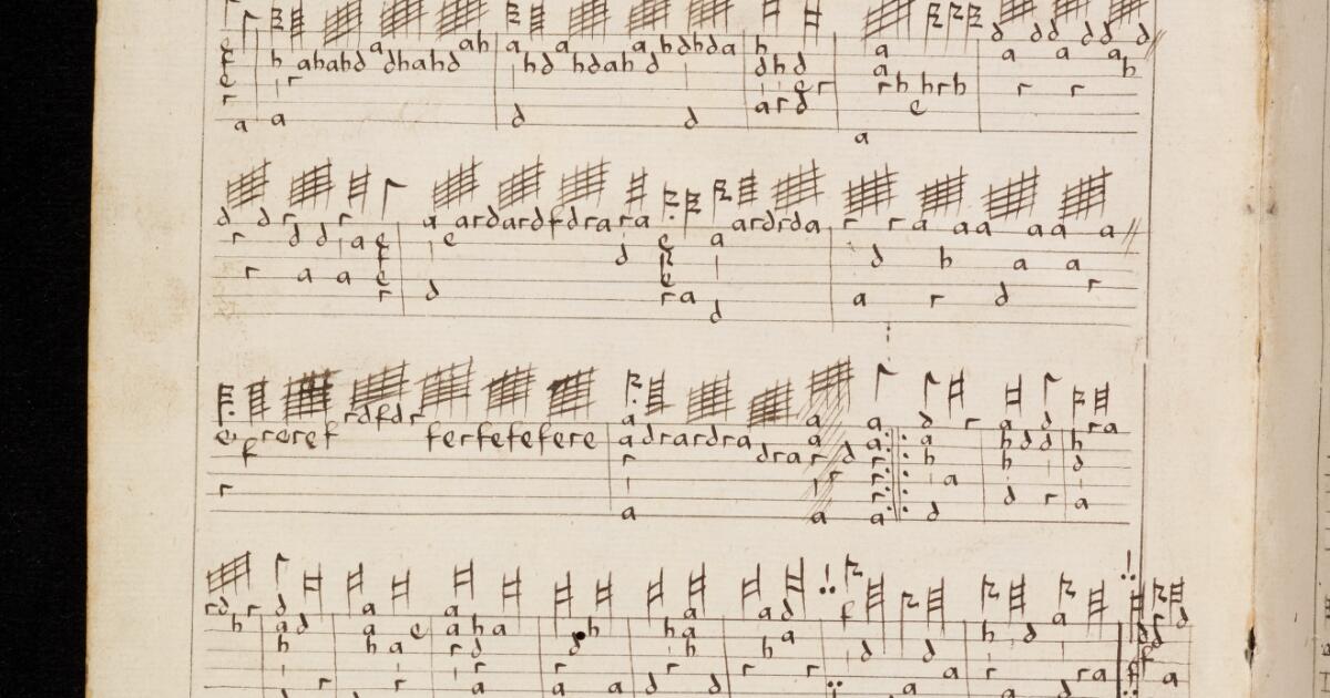 Music : Cosens lute book