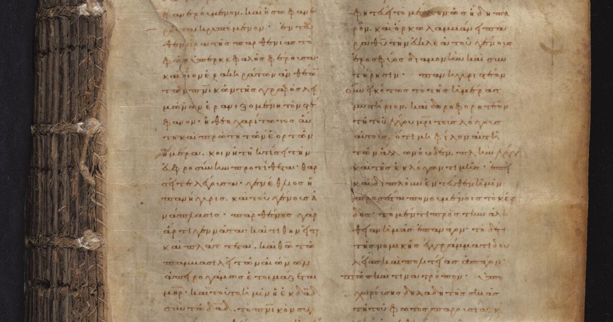 Western Medieval Manuscripts : Menologion for September and October