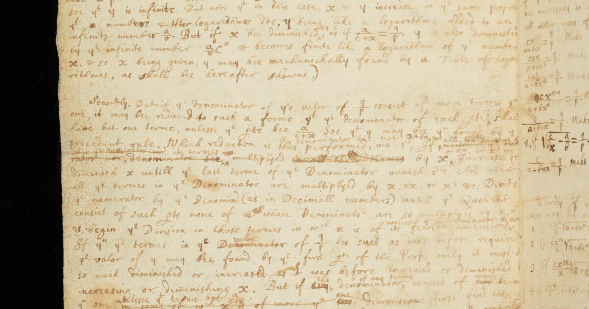 Newton Papers : Early Papers
