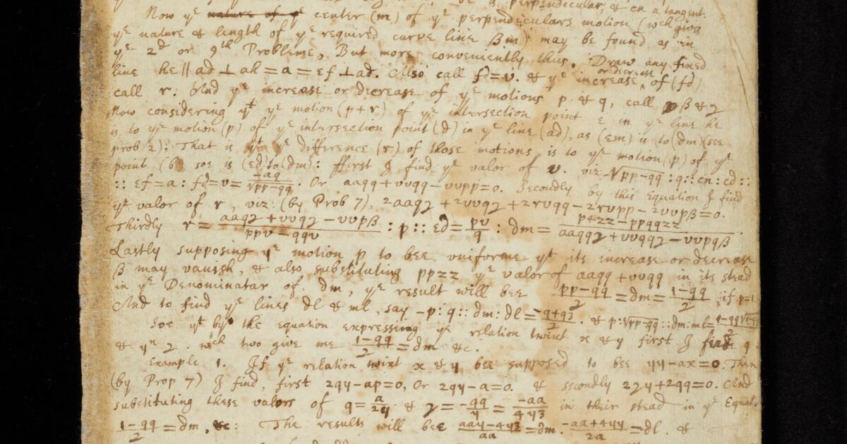 Newton Papers : Early Papers