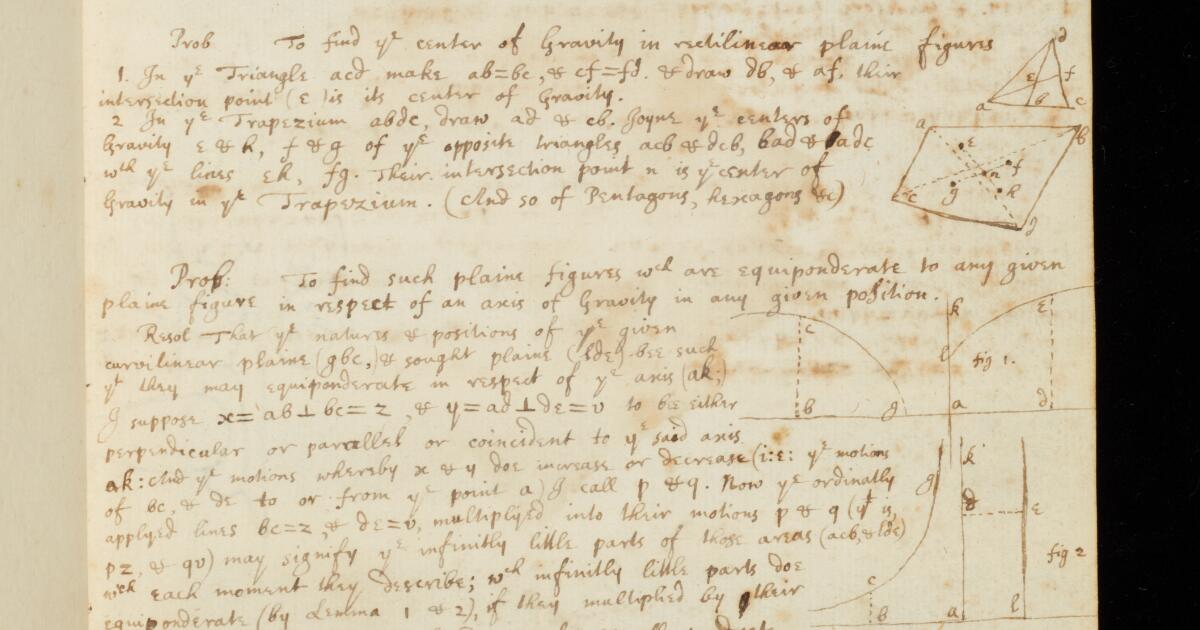 Newton Papers : Early Papers