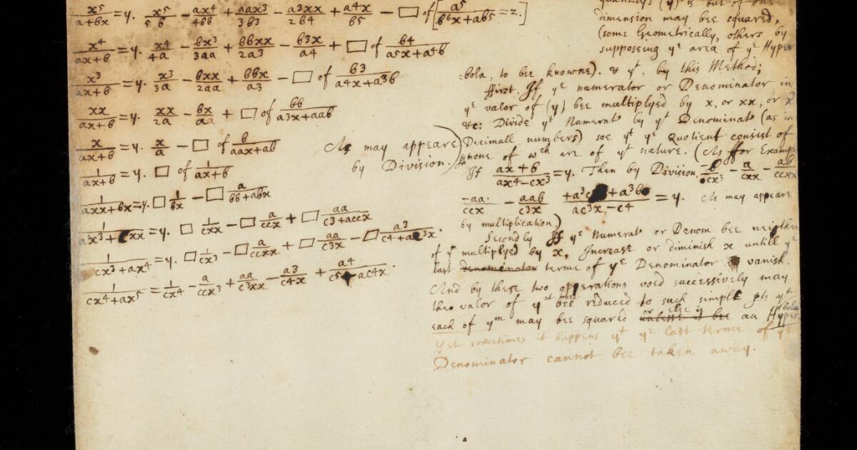 Newton Papers : Early Papers