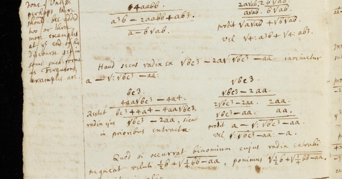 Newton Papers : Elementary Mathematics