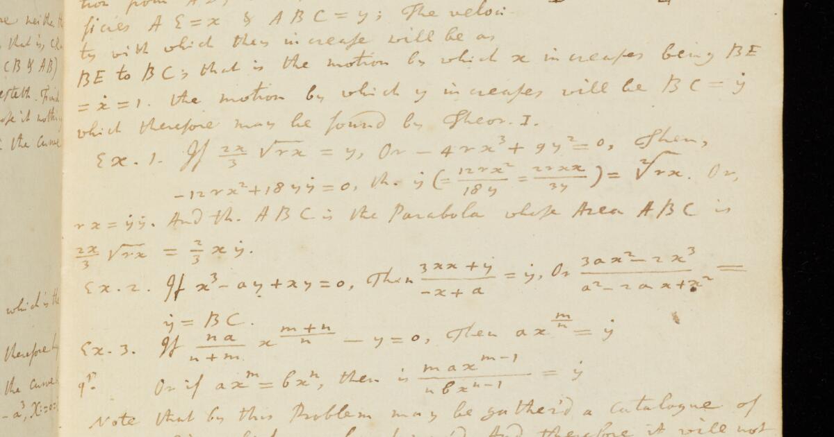 Newton Papers : Fluxions
