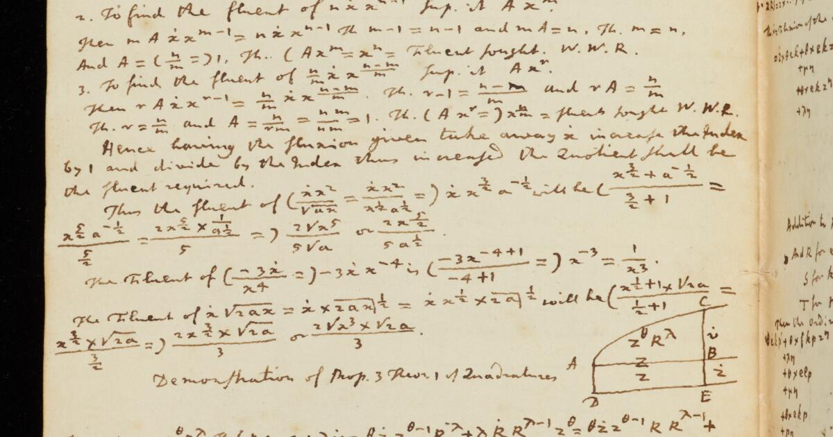 Newton Papers : Fluxions