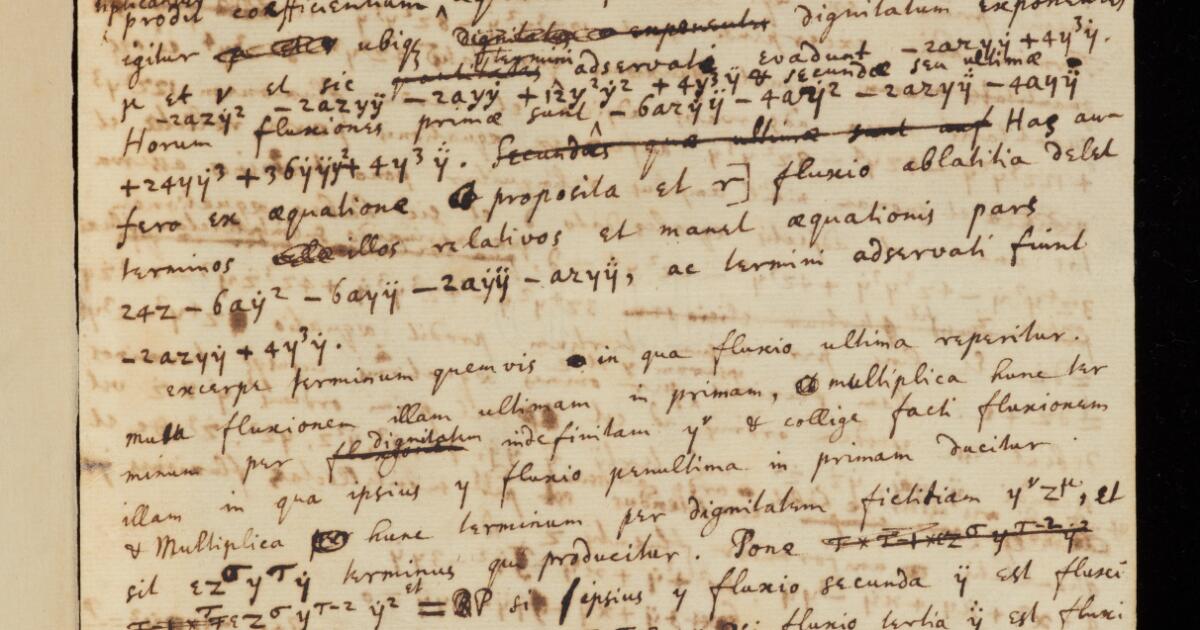 Newton Papers : Fluxions