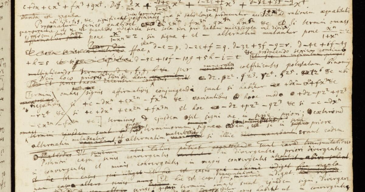 Newton Papers : Miscellaneous Mathematical Subjects