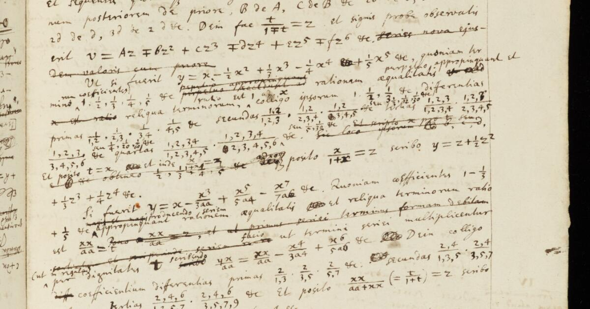 Newton Papers : Miscellaneous Mathematical Subjects