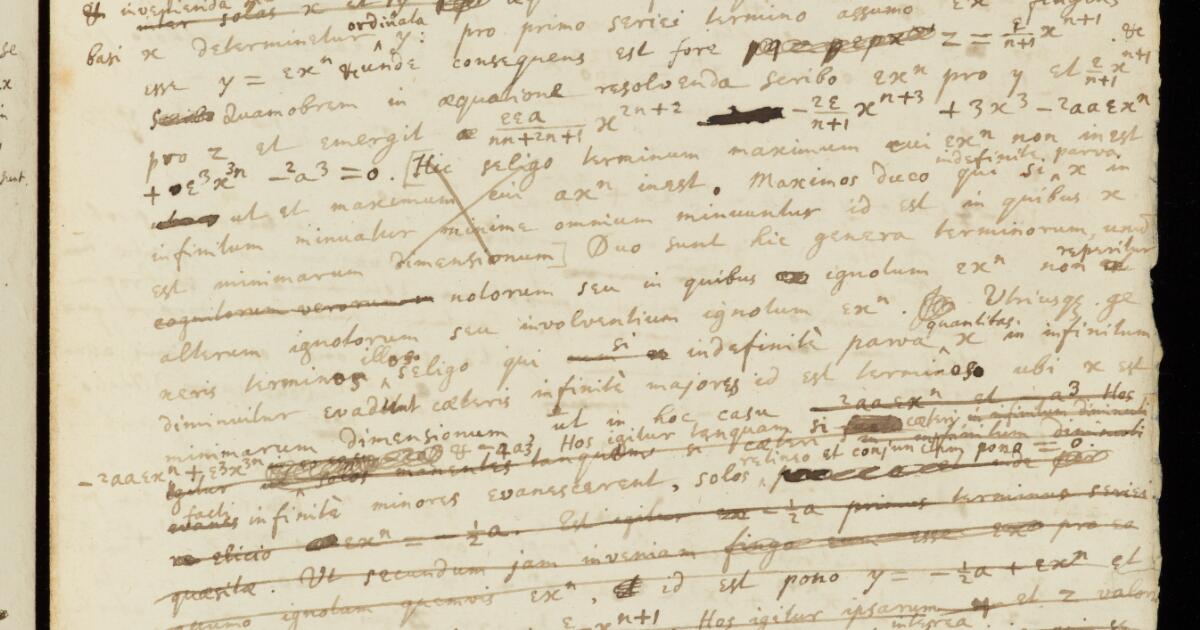 Newton Papers : Miscellaneous Mathematical Subjects