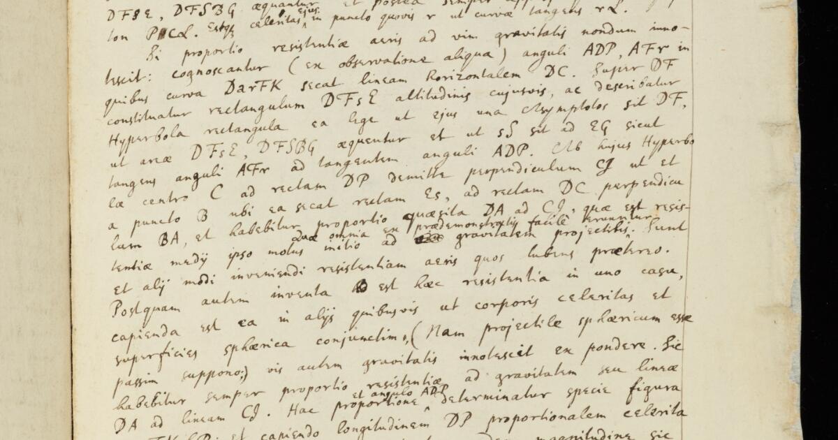 Newton Papers : Papers connected with the Principia