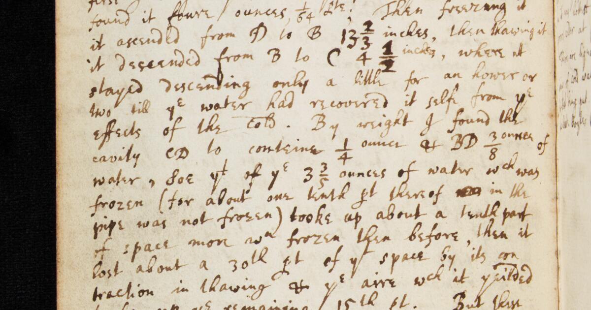 Newton Papers : Laboratory Notebook