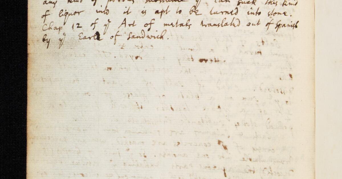 Newton Papers : Laboratory Notebook