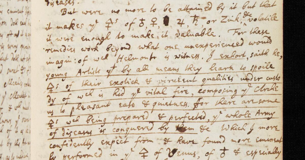 Newton Papers : Laboratory Notebook