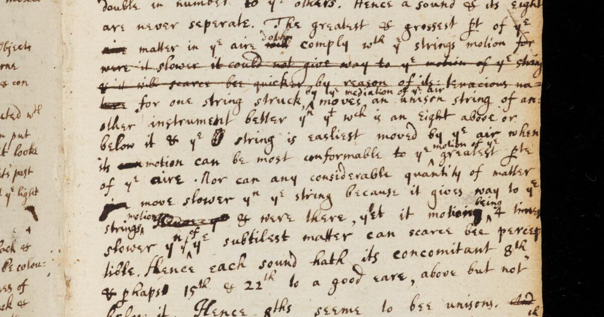 Newton Papers : Trinity College Notebook