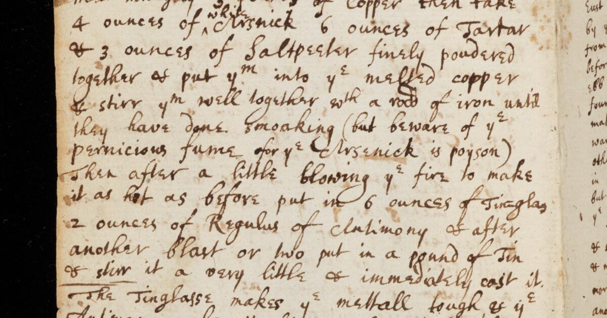 Newton Papers : Trinity College Notebook
