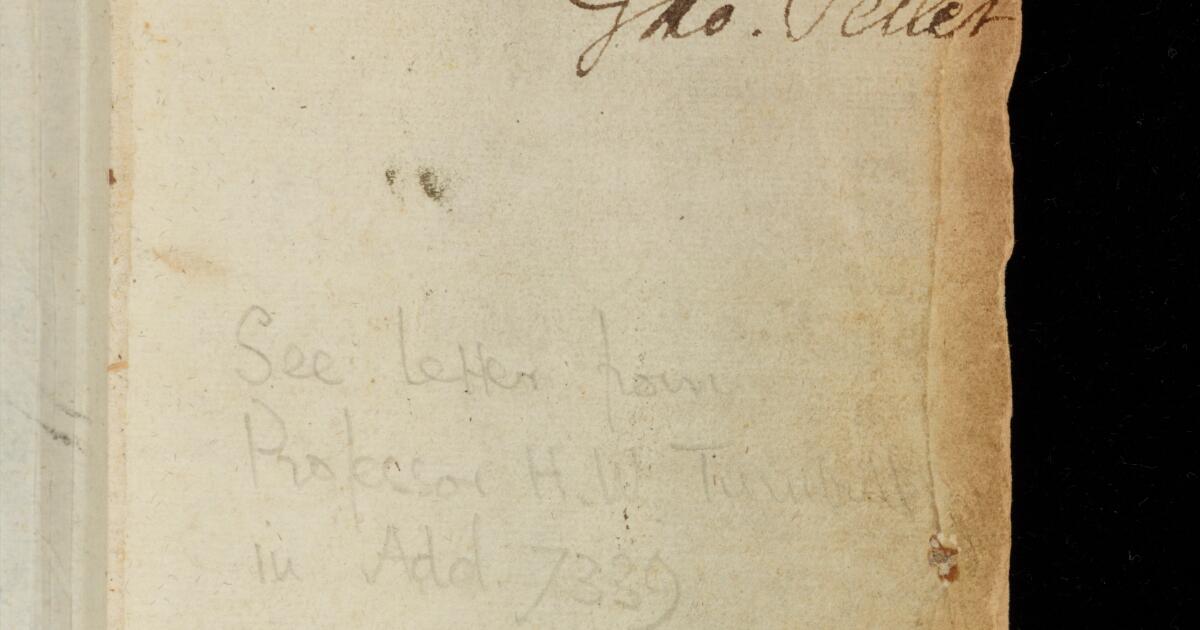 Newton Papers : College Notebook