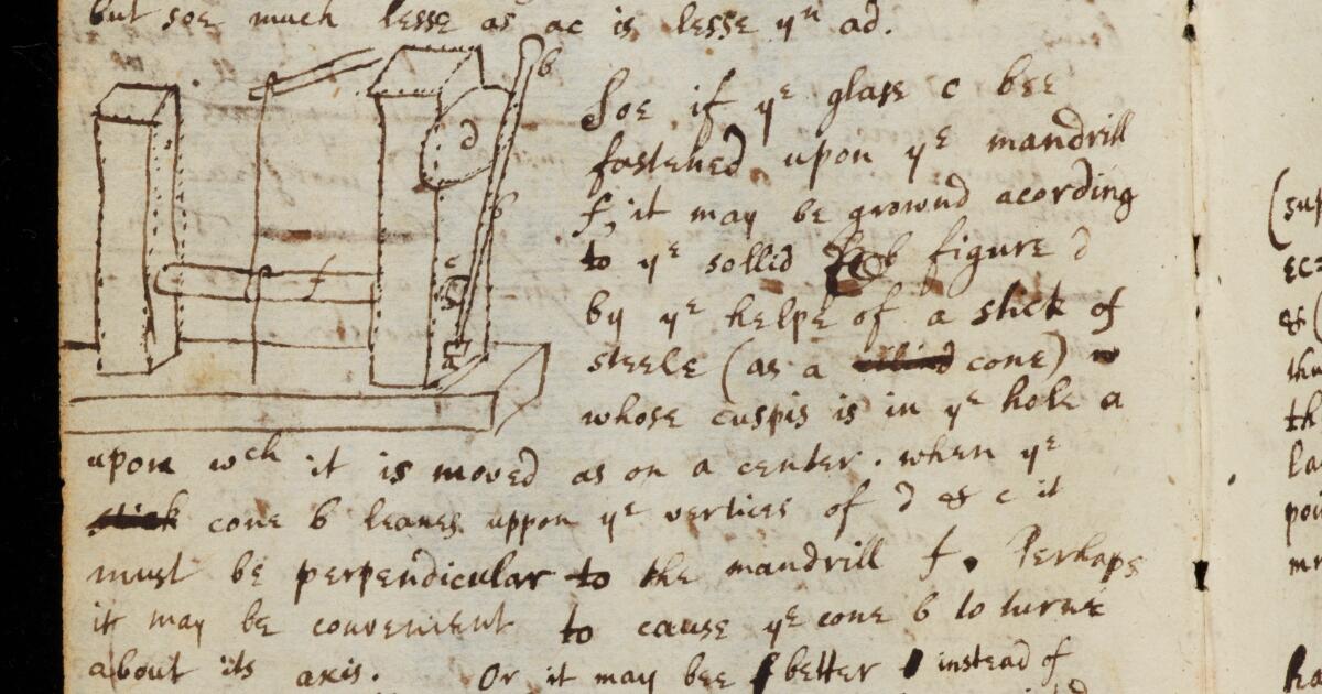 Newton Papers : College Notebook