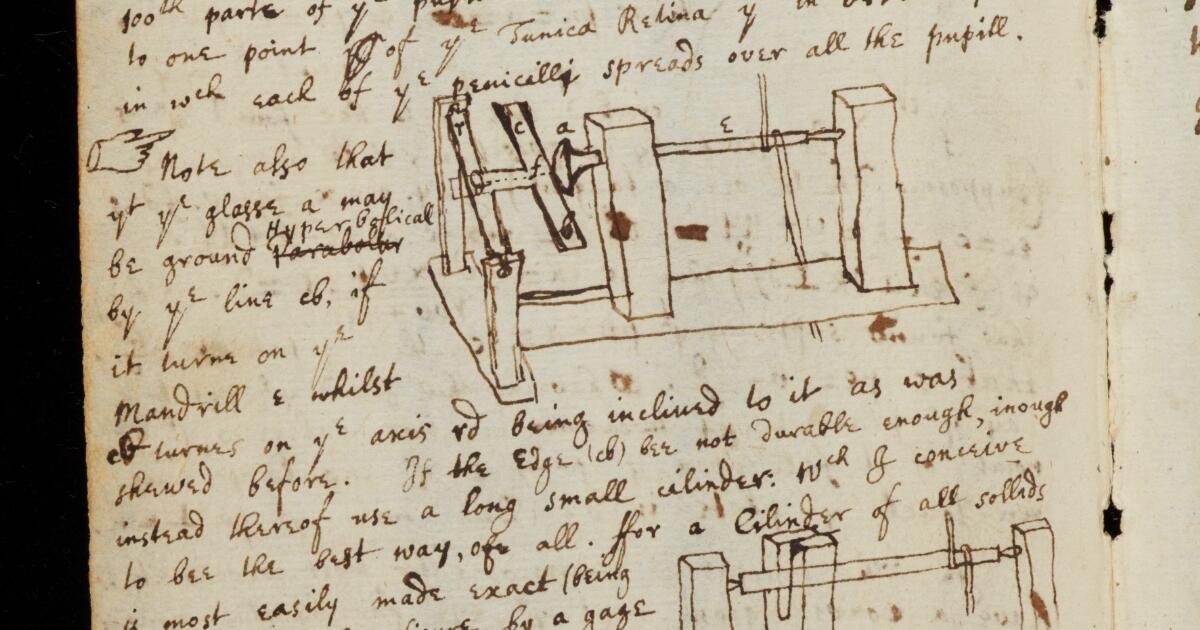 Newton Papers : College Notebook