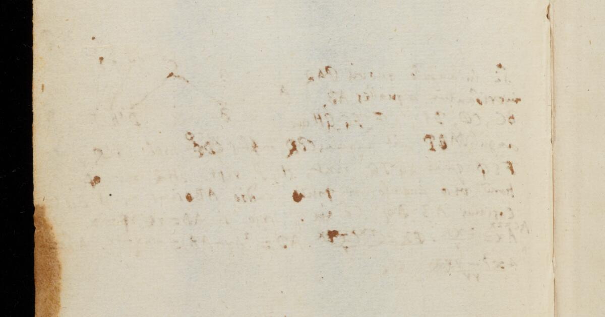 Newton Papers : College Notebook