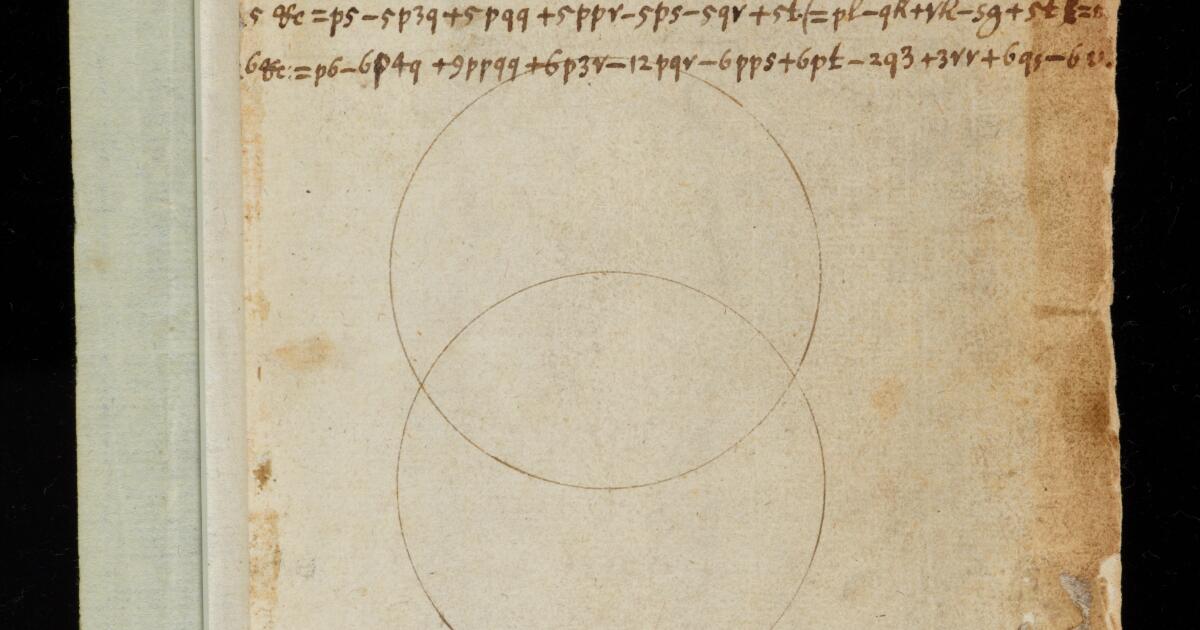 Newton Papers : College Notebook