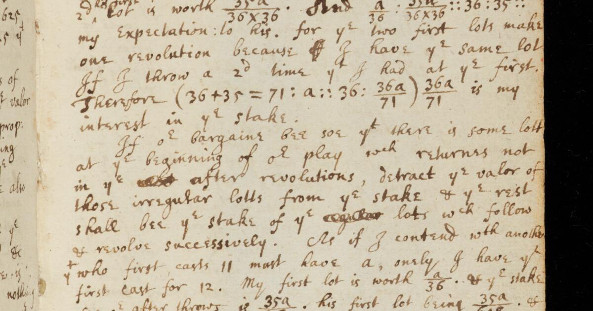 Newton Papers : College Notebook