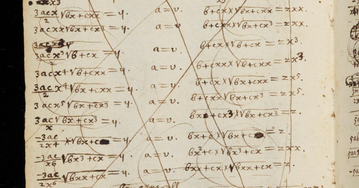 Newton Papers : College Notebook