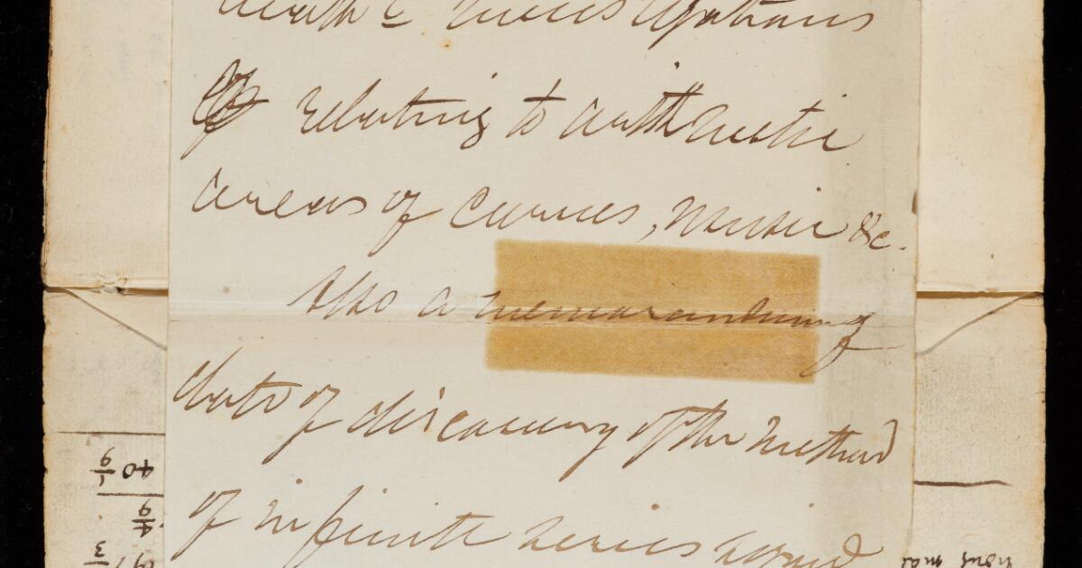 Newton Papers : College Notebook