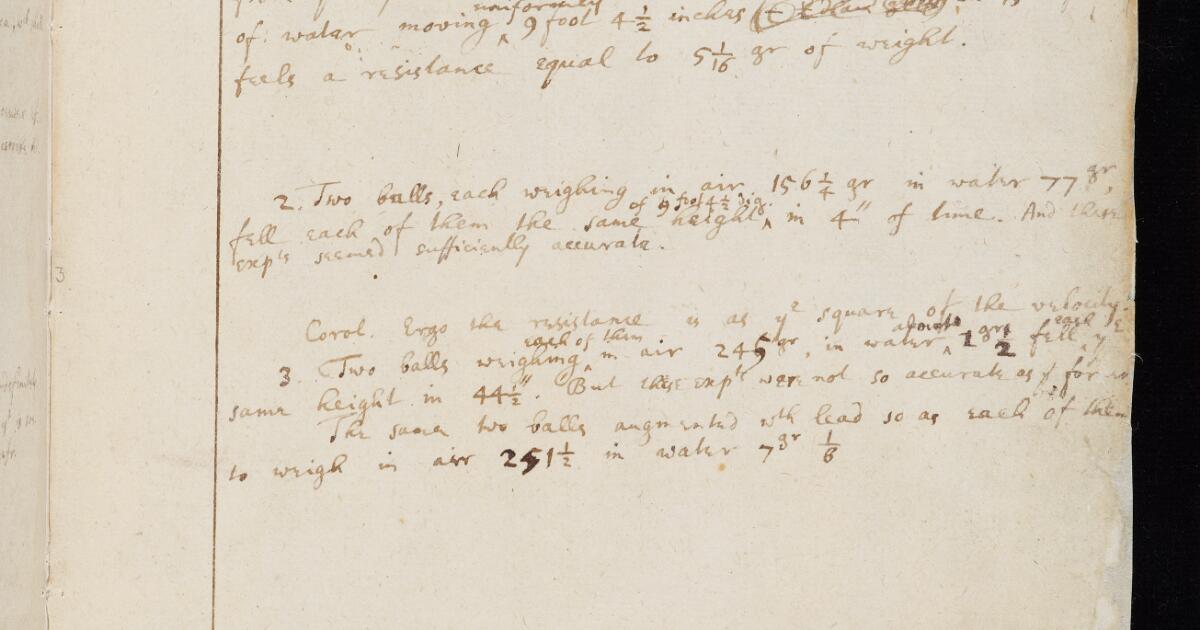Newton Papers : Newton's Waste Book