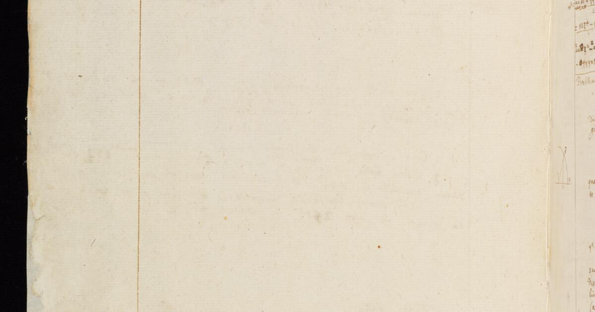 Newton Papers : Newton's Waste Book