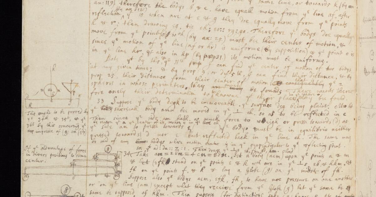 Newton Papers : Newton's Waste Book