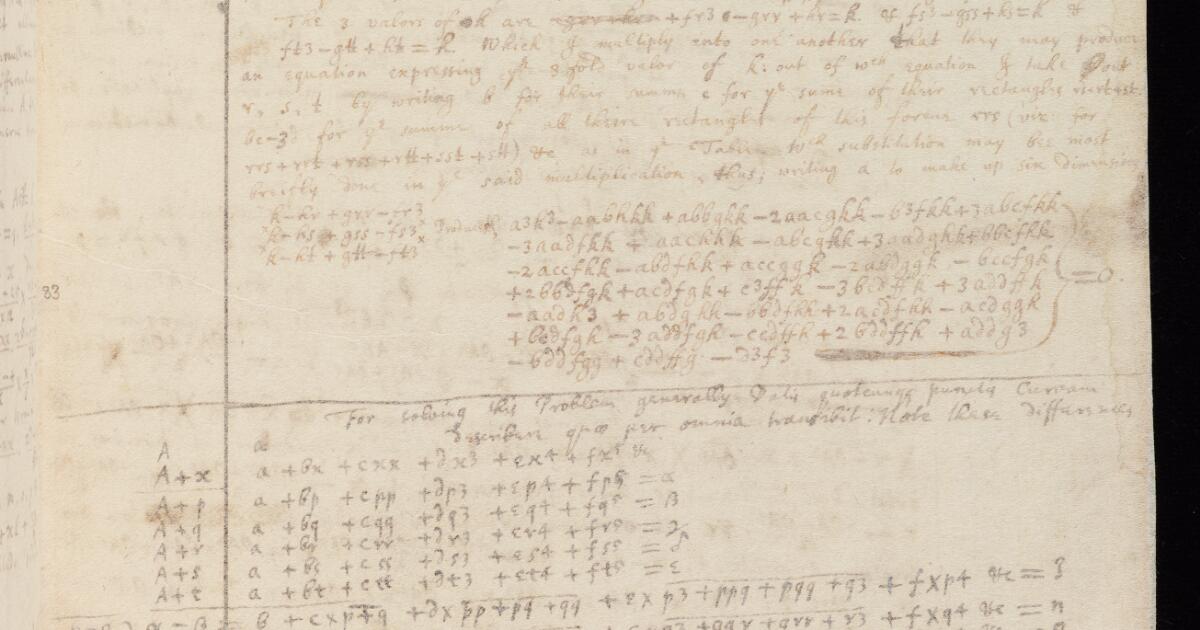 Newton Papers : Newton's Waste Book