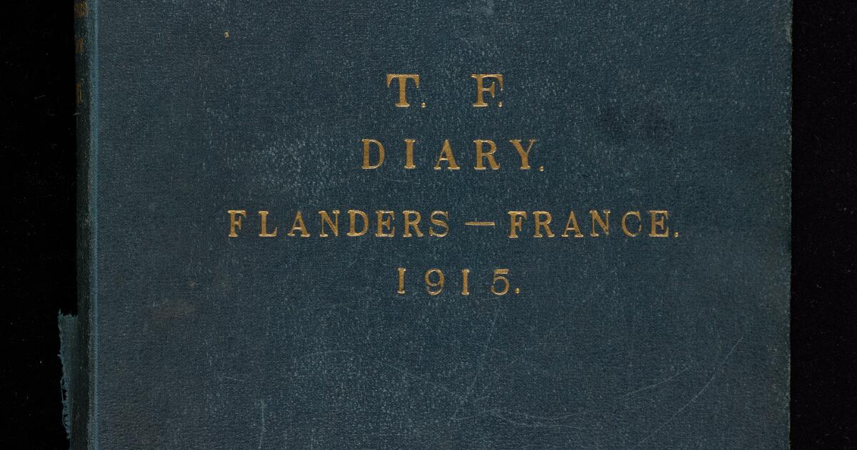 Fairbank Papers : Flanders-France Diary 1915