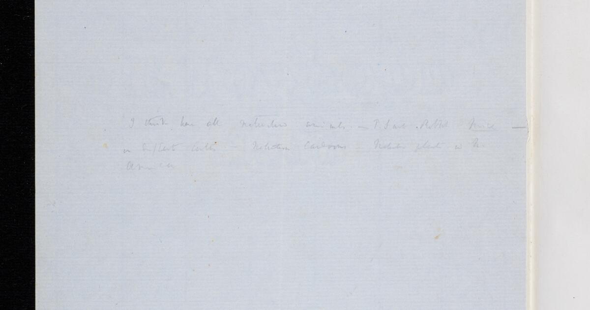 Darwin Manuscripts : 'Natural Selection', summary of whole book-plan ...