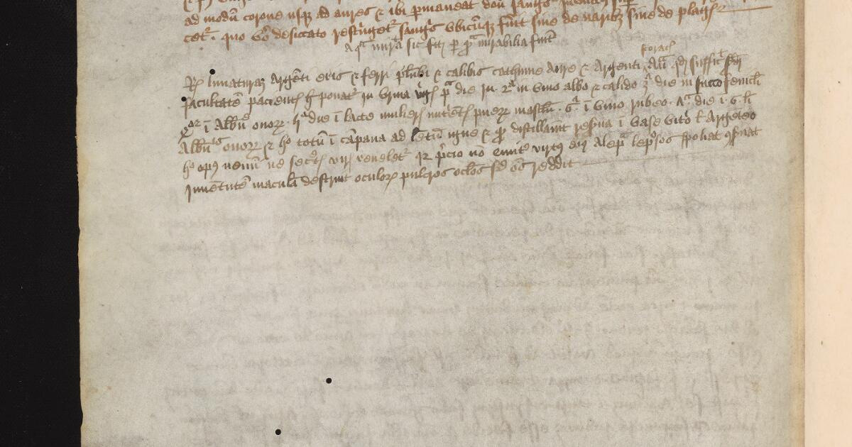 Western Medieval Manuscripts : Medical treatises