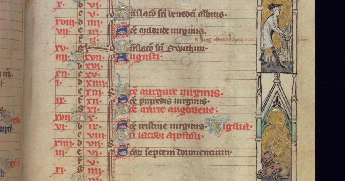 Western Medieval Manuscripts : Book of Hours (Use of Sarum)