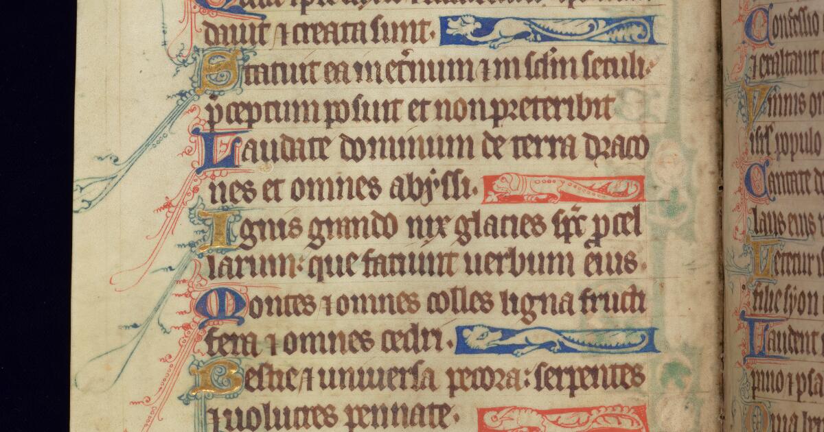 Western Medieval Manuscripts : Book of Hours (Use of Sarum)