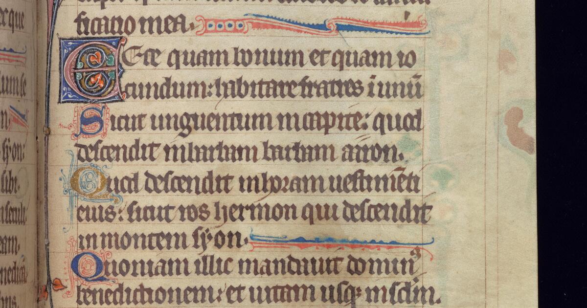 Western Medieval Manuscripts : Book of Hours (Use of Sarum)