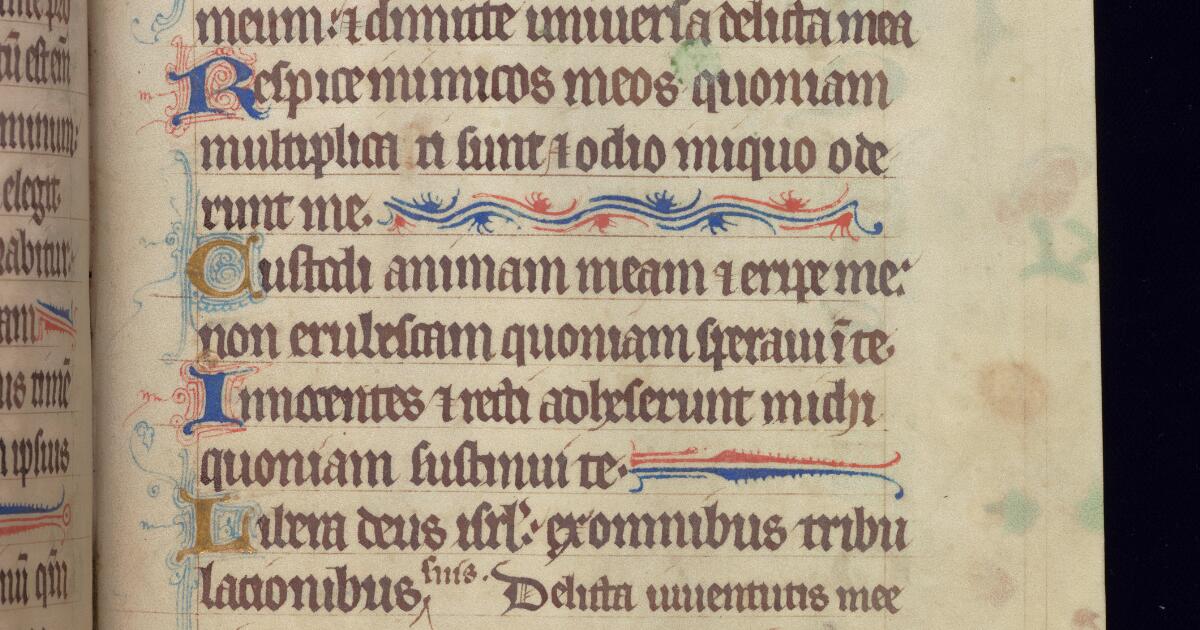 Western Medieval Manuscripts : Book of Hours (Use of Sarum)