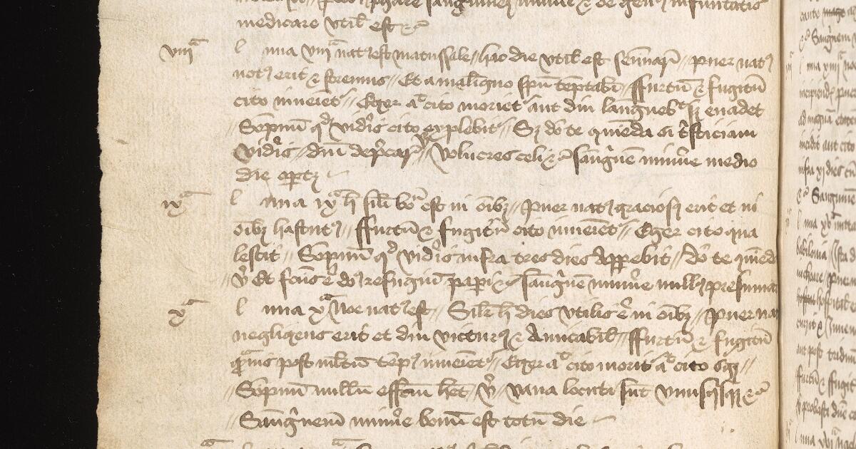 Western Medieval Manuscripts : Collection of medical tracts and recipes